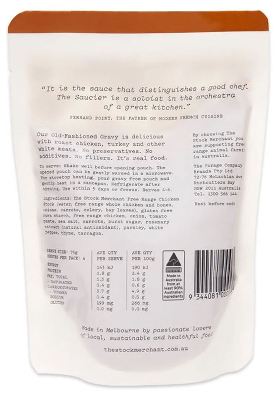 THE STOCK MERCHANT OLD FASHIONED GRAVY : Forestway Fresh Online Store
